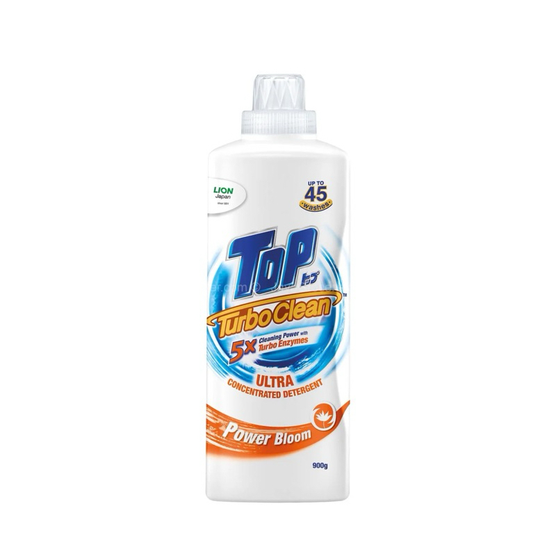 Top Turbo Clean Power Bloom Ultra Concentrated Detergent 900g | Shopee ...