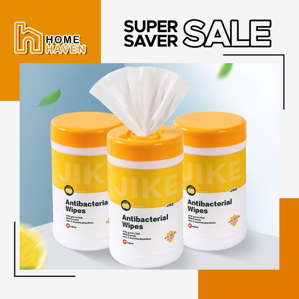 HOME HAVEN Jike Barreled Disinfectant Wipes Containing 75% Alcohol ...