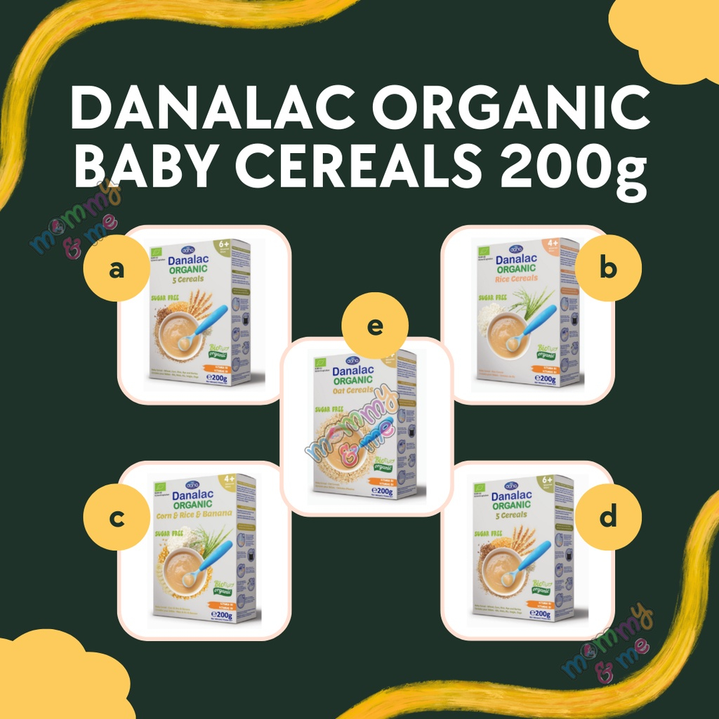 PROMOTION [DANALAC] ORGANIC BABY CEREALS 200g / INSTANT BABY CEREALS ...