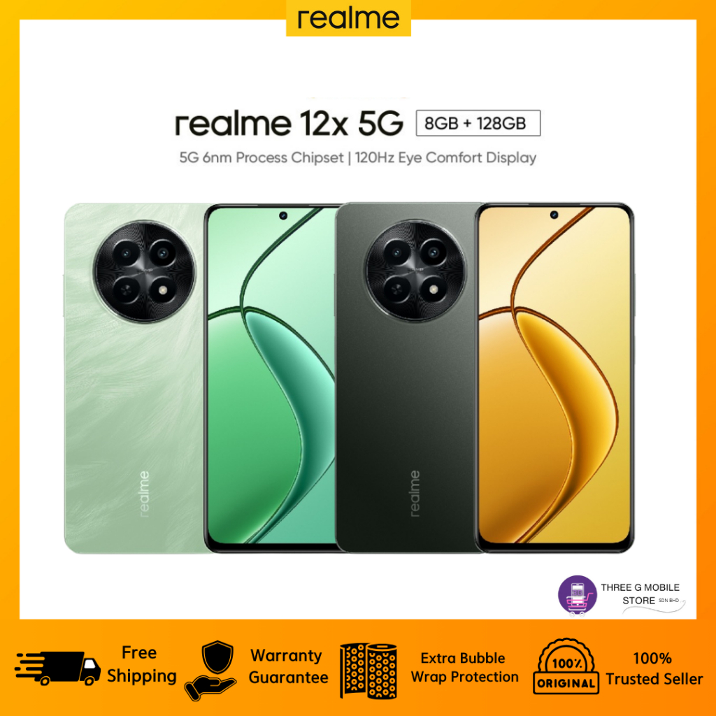 realme 12x 5G (8+128GB) | 5G 6nm Process Chipset | 120Hz Eye Comfort ...