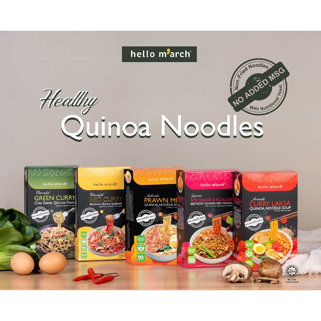 Hello March Quinoa Noodles Meal Kit (Assorted) | Shopee Malaysia