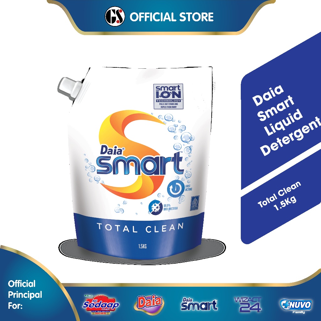 DAIA Smart Total Clean 1.5kg | Shopee Malaysia