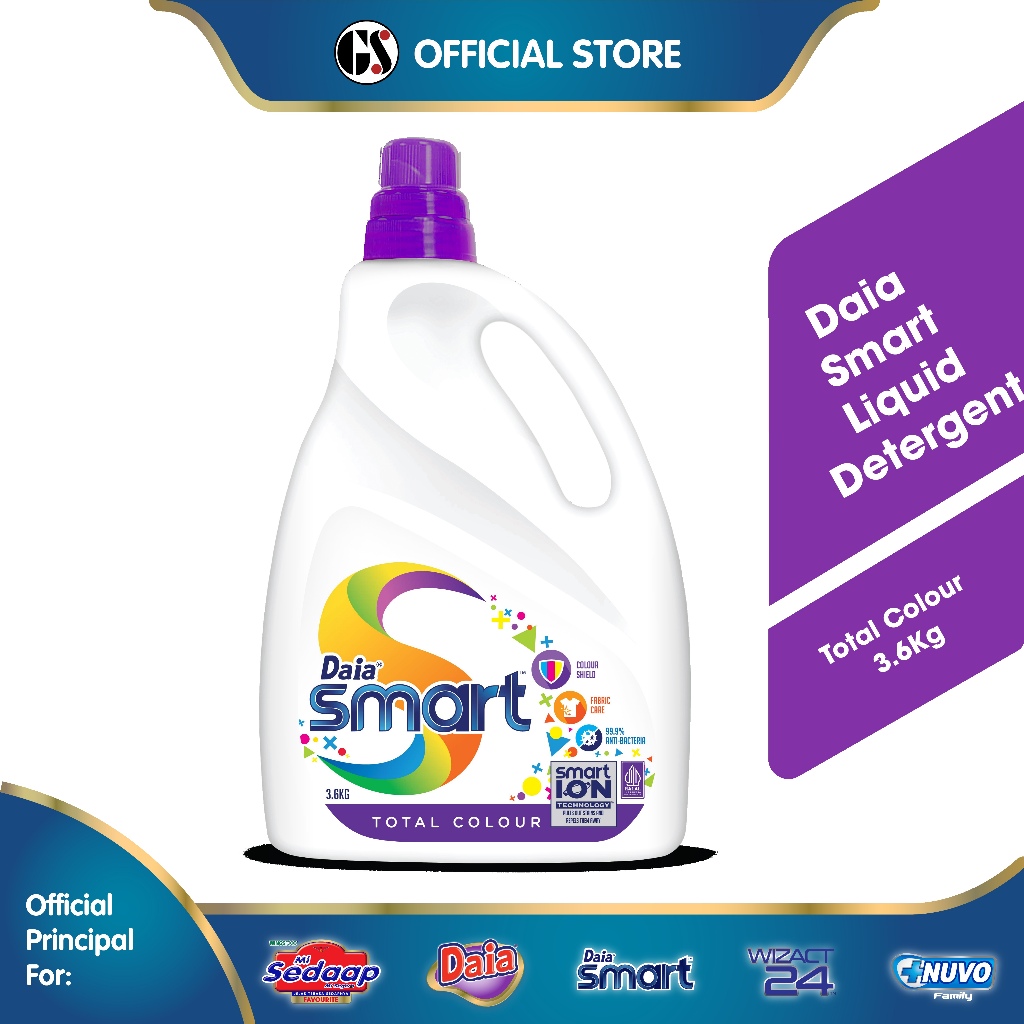 DAIA Smart Total Colour 3.6kg | Shopee Malaysia