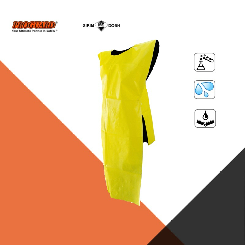 Proguard Chemical Resistant Apron (PROCHEM 1) | Shopee Malaysia