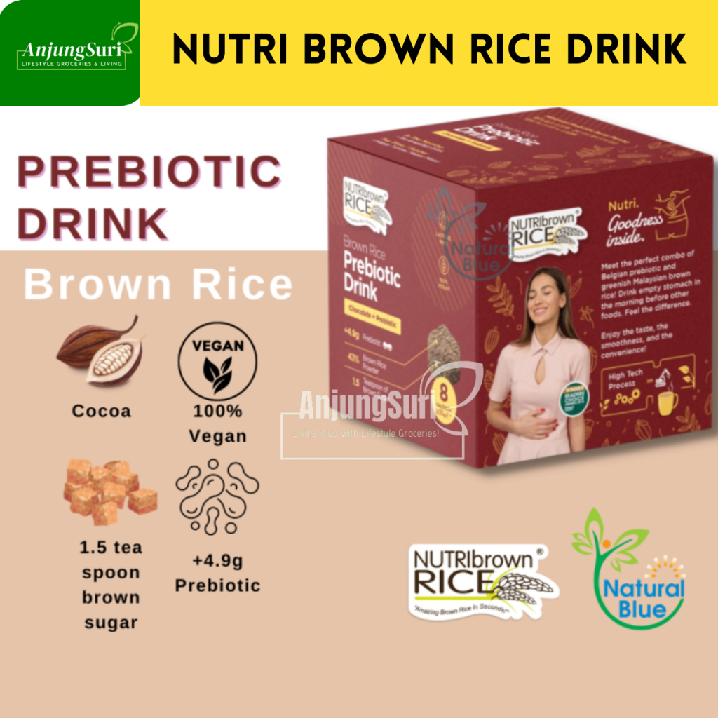 NutriBrownRice - Chocolate Brown Rice Oat Soy Drink Nutritious Ricemilk ...