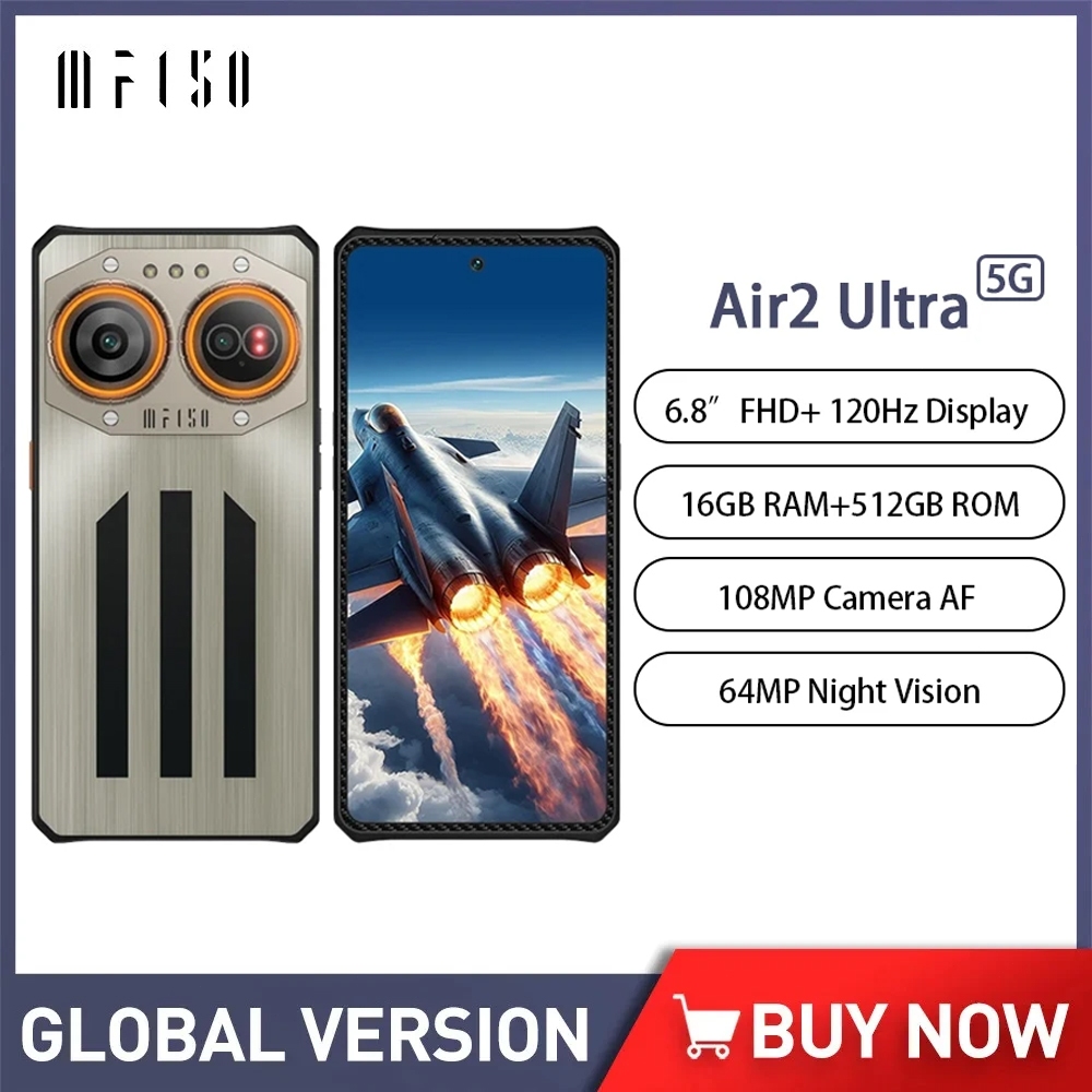 IIIF150 Air2 Ultra 5G Ultra-thin Rugged Smartphone Android 16GB+512GB ...