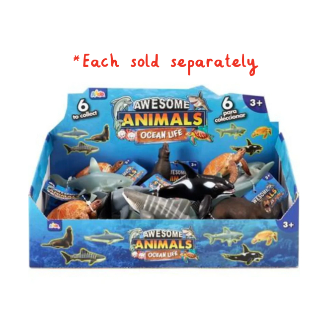 Addo Awesome Animals Medium Figurine Ocean Animals Assorted | Shopee ...
