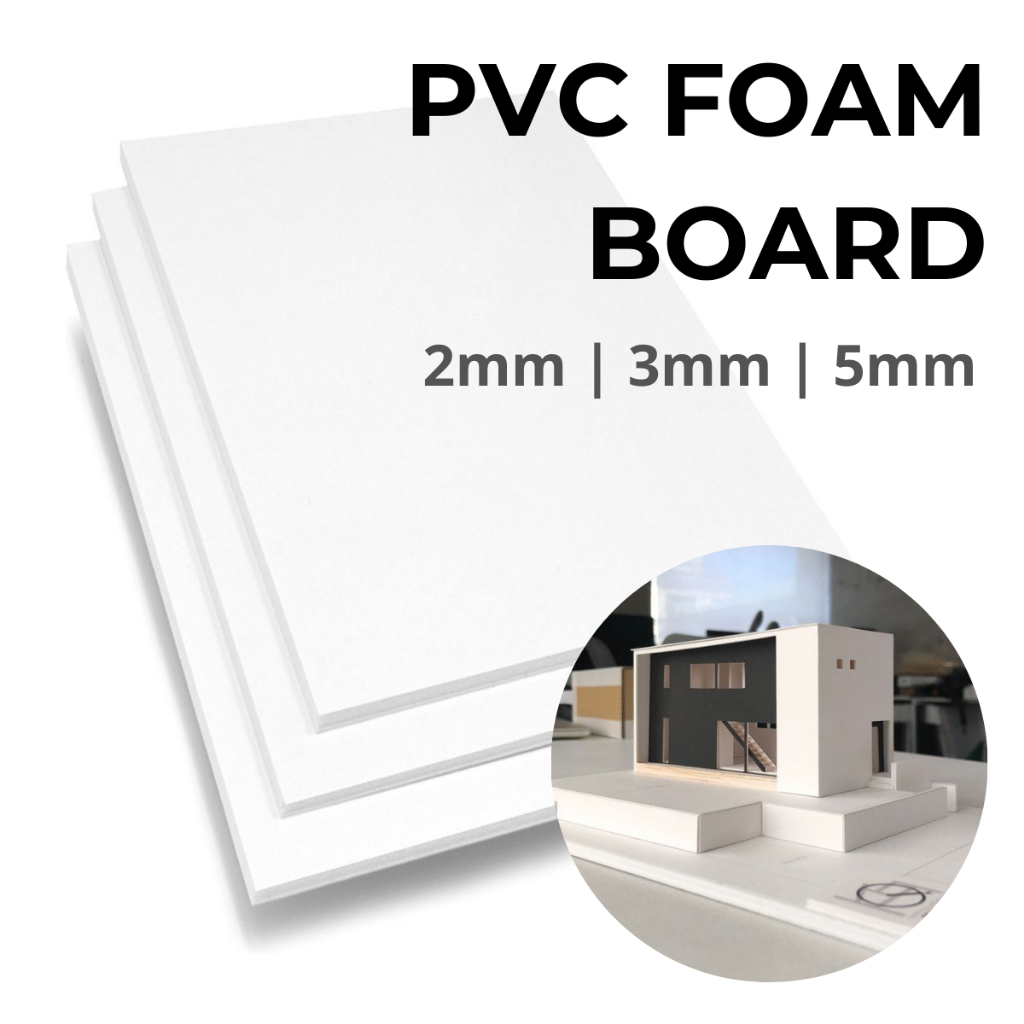 A3 A4 A5 PVC FOAM BOARD / PVC MODEL BOARD 2mm 3mm 5mm | Shopee Malaysia