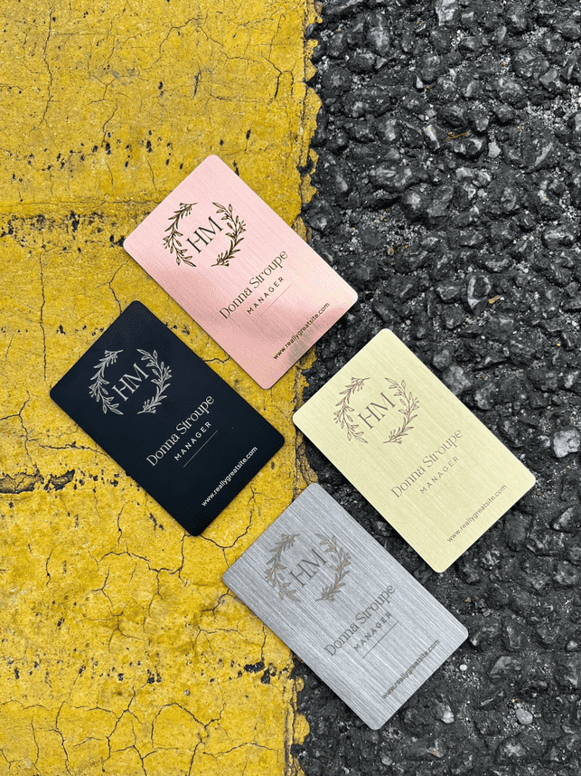 NFC Business Card Free Custom Design Engraving - Custom Stainless Steel ...