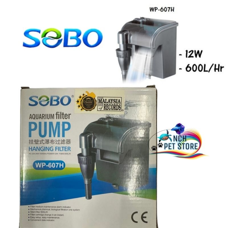 Sobo Waterfall Filter Wp-607h | Shopee Malaysia