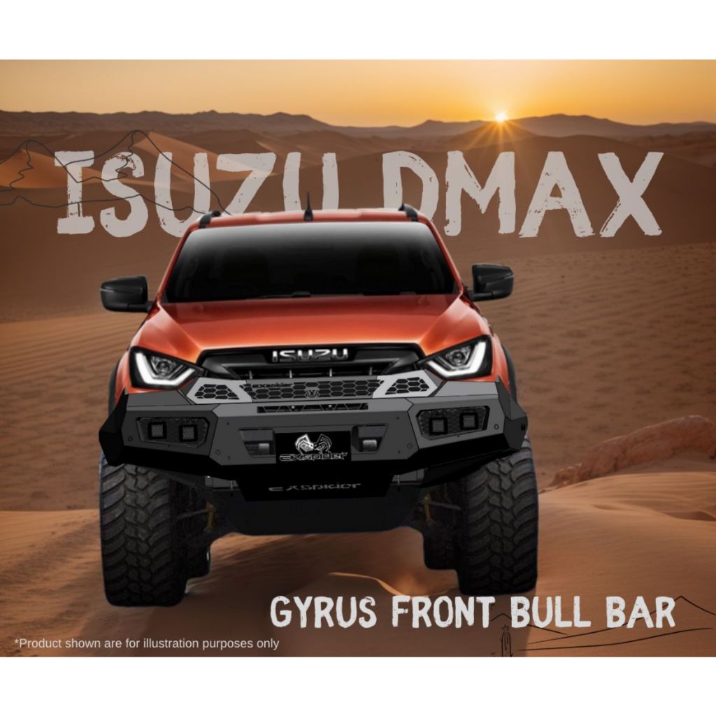 Exspider GYRUS Front Bull Bar for Isuzu Dmax 2021+ | Shopee Malaysia