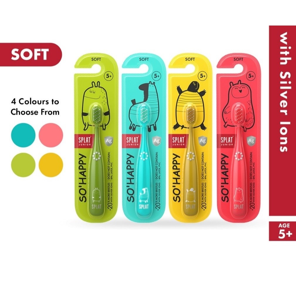SPLAT JUNIOR Toothbrush (Soft) - 5y+ | Shopee Malaysia