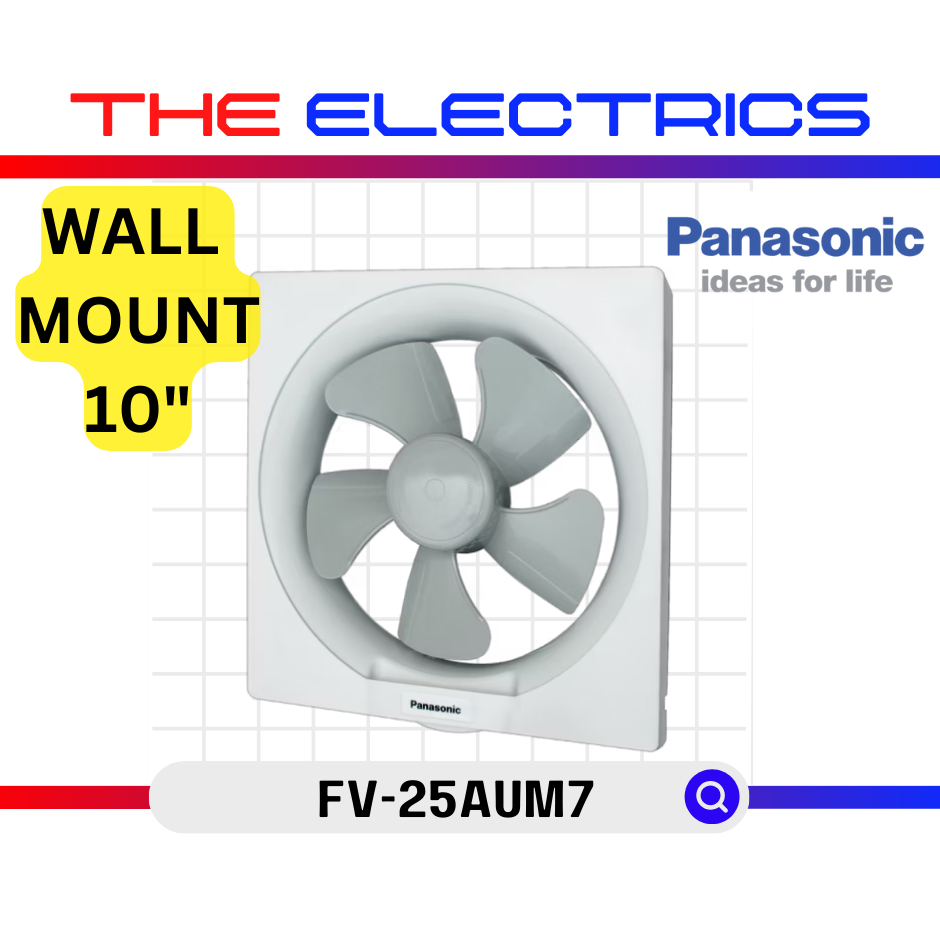 PANASONIC 10" 25CM WALL MOUNT VENTILATION FAN FV-25AUM / FV-25AUM7 / FV ...
