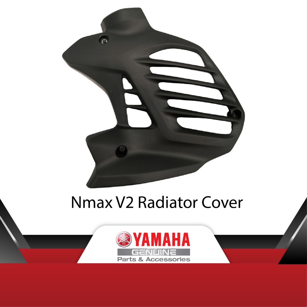 B6H-E2467-00 Yamaha Original NMax V2 Scooter 155 N Max Radiator Cover Penutup Hitam Inner ...