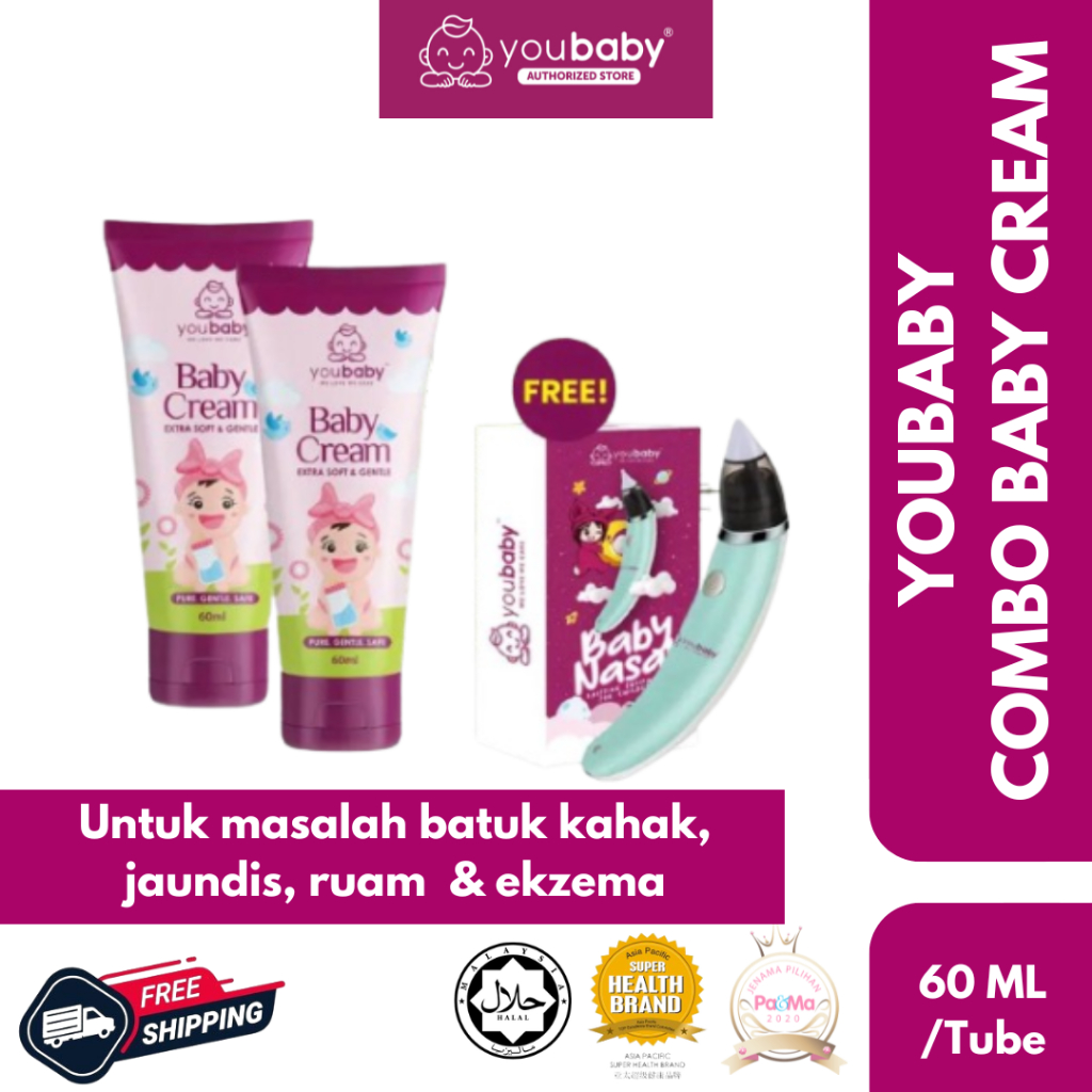 Youbaby baby Cream Free Nasal Selsema , Batuk Kahak, Ruam , Ekzema ...