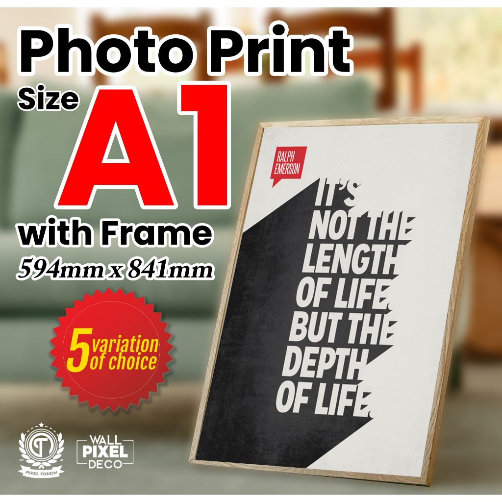 Frame Saiz A1 With Minamalist Design | Shopee Malaysia