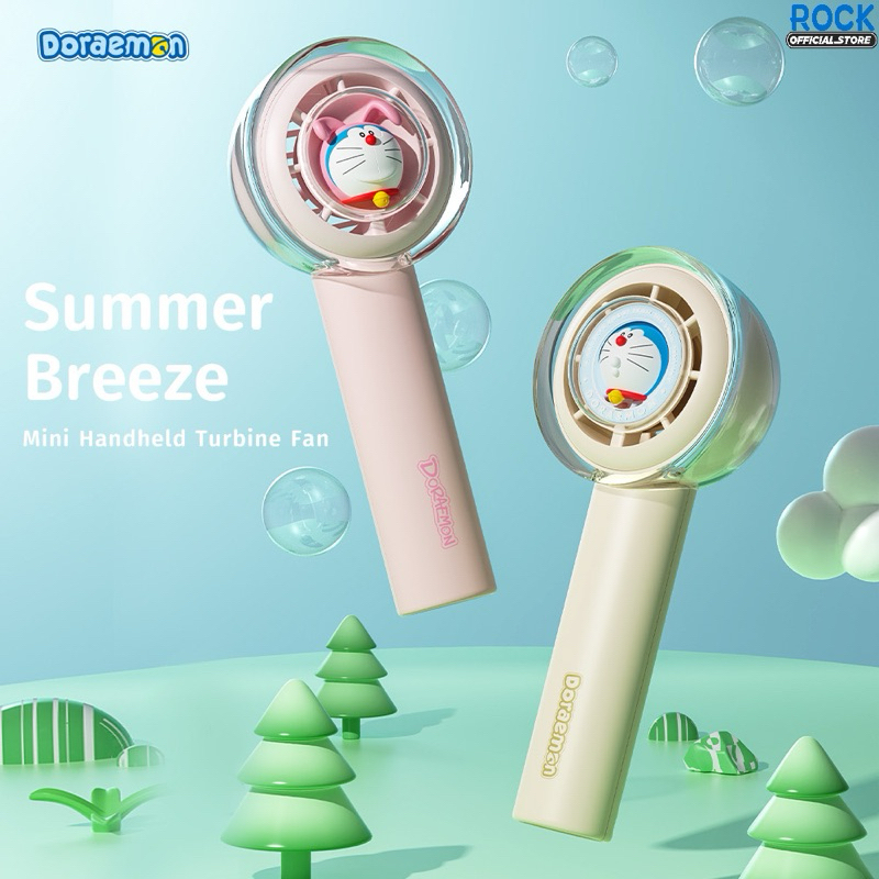 ROCK Doraemon Mini Handheld Turbine Fan (哆啦A梦) | Shopee Malaysia