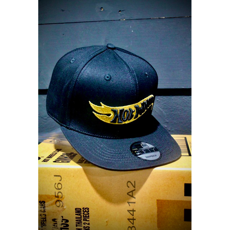 Hot wheels Topi Hat Cap Snap Back Black Gold KR | Shopee Malaysia
