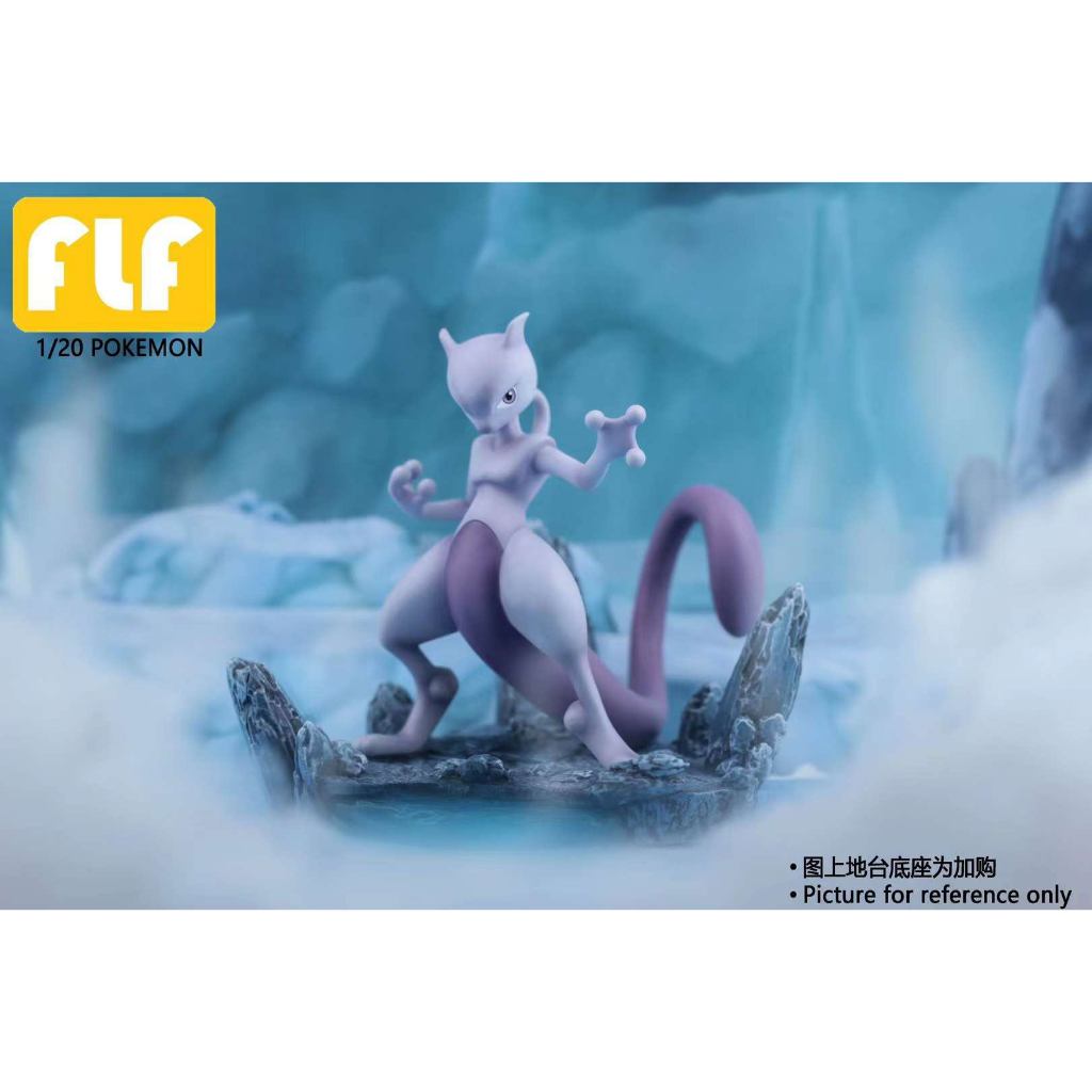 FLF Studio - Mew & Mewtwo Pokemon Resin Statue GK Anime Figure | Shopee ...