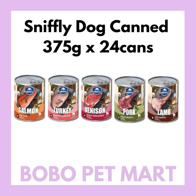 Sniffly Grain Free Dog Canned 375g x 24cans ( 1 Box ) | Shopee Malaysia