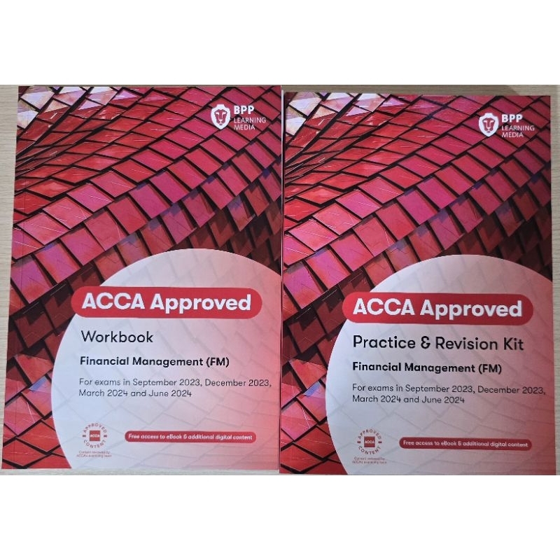 BPP ACCA Workbook/Practice & Revision Kit Financial Management (FM ...