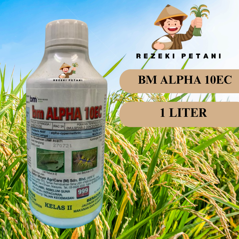 [ORIGINAL] 1L BM ALPHA 10EC ALPHA-CYPERMETHRIN 10%w/w Racun Kumbang Racun Serangga Badan Besar ...