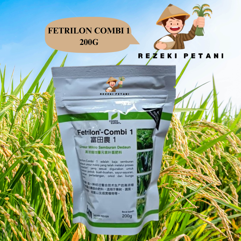 [ORIGINAL] 200G FETRILON COMBI 1 Baja Deduan Subur Tanaman Semburan ...