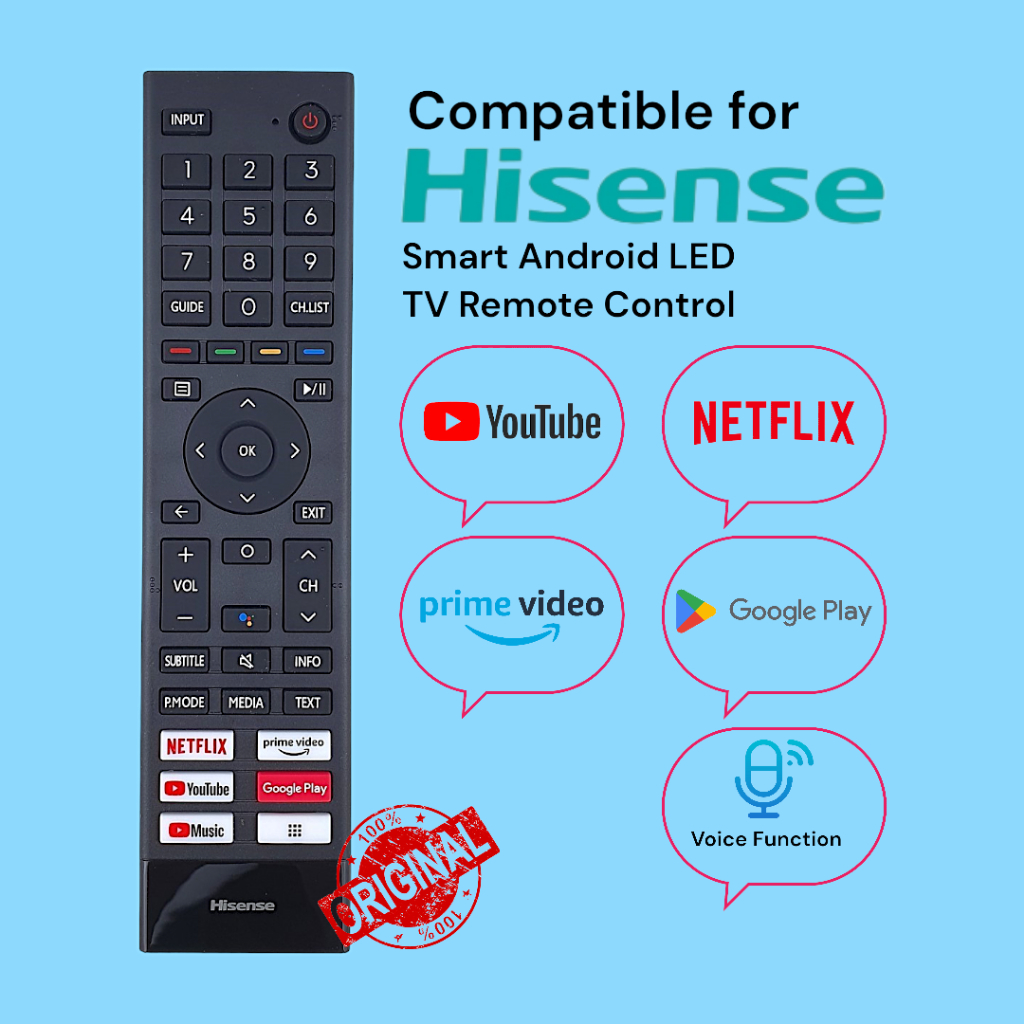 Original Hisense A0892 Smart Android LED TV With Voice Function YouTube ...