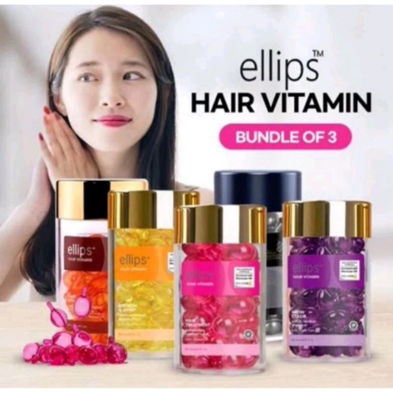 ELLIPS VITAMIN RAMBUT BOTOL ISI 50 KAPSUL ~ ELIPS BOTOL ~ | Shopee Malaysia