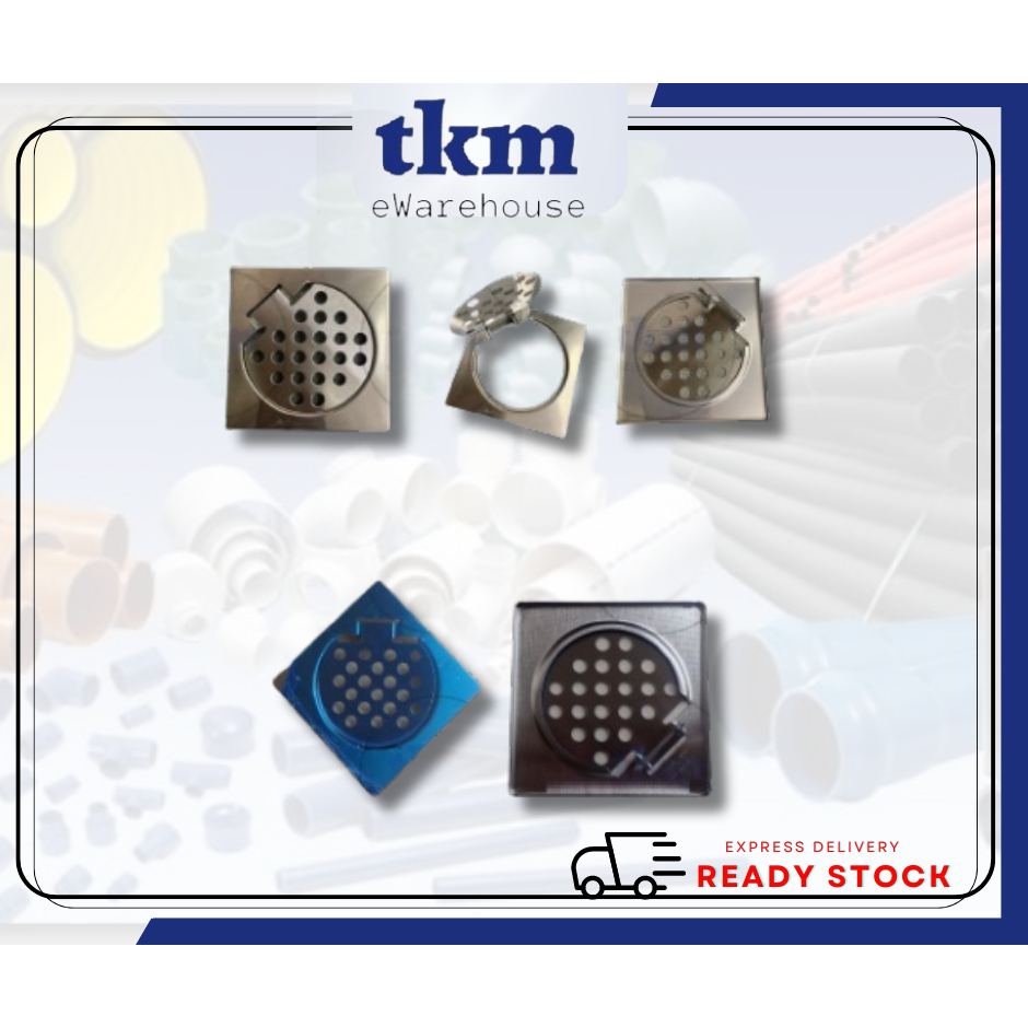 [TKM] SUS204 & SUS304 S/STEEL 100MM-4" FLOOR TRAP FLOOR GRATING TRAP ...