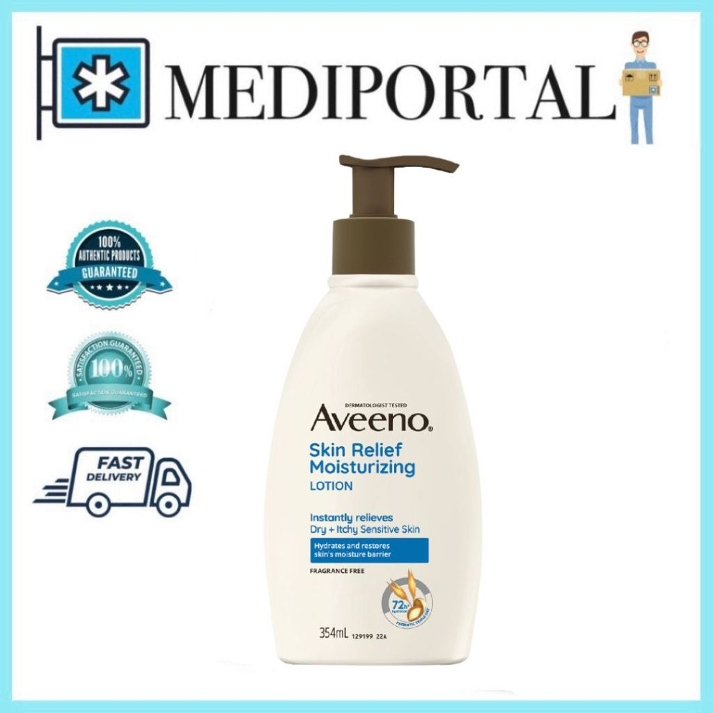 Aveeno Skin Relief Moisturizing Lotion (354ml) | Shopee Malaysia