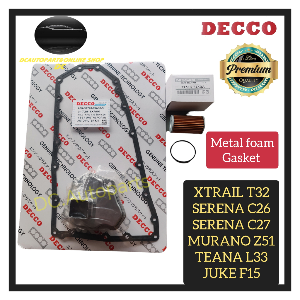(METAL FOAM GASKET) NISSAN XTRAIL T32 2014-2019 MURANO SERENA C26 TEANA J32 L33 AUTO ...