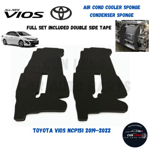 Toyota Vios NCP151 2019 - 2022 Air Cond Cooler Condenser Sponge Form ...
