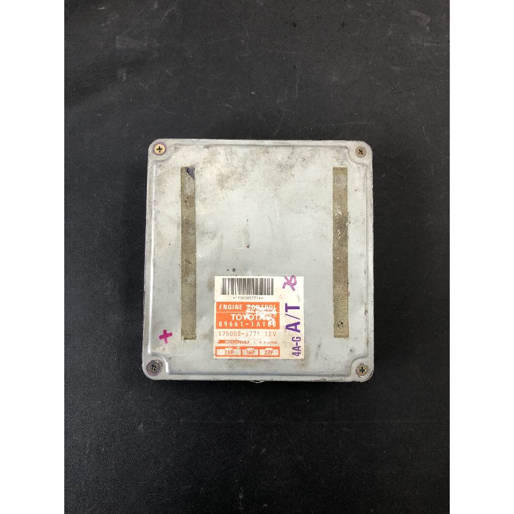 TOYOTA COROLLA Engine Control Unit ECU 4A-G AT 89661-1A180 used genuine | Shopee Malaysia