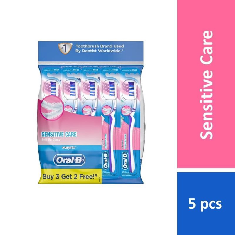 Oral-B Sensitive Care Toothbrush 5pcs | Shopee Malaysia