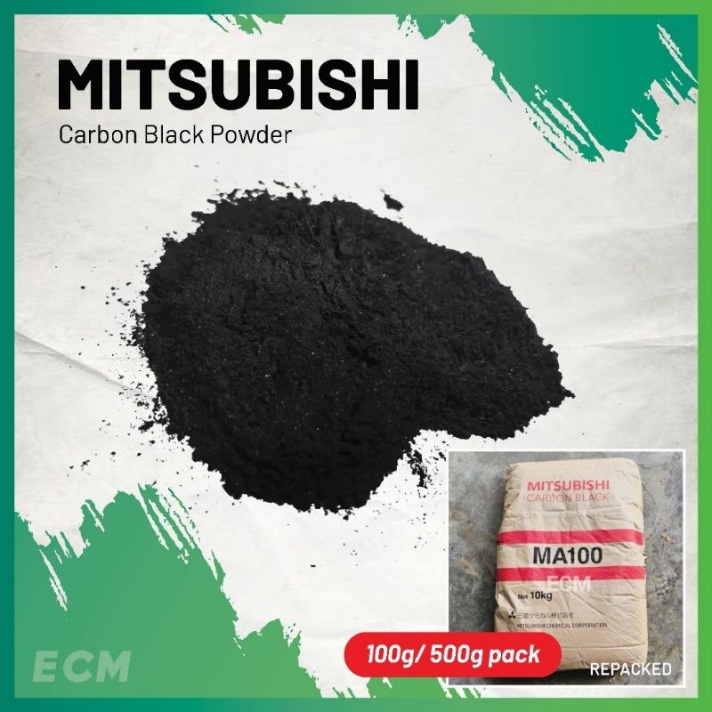 *JAPAN SPEC* TOP GRADE MITSUBISHI CARBON BLACK POWDER | Shopee Malaysia