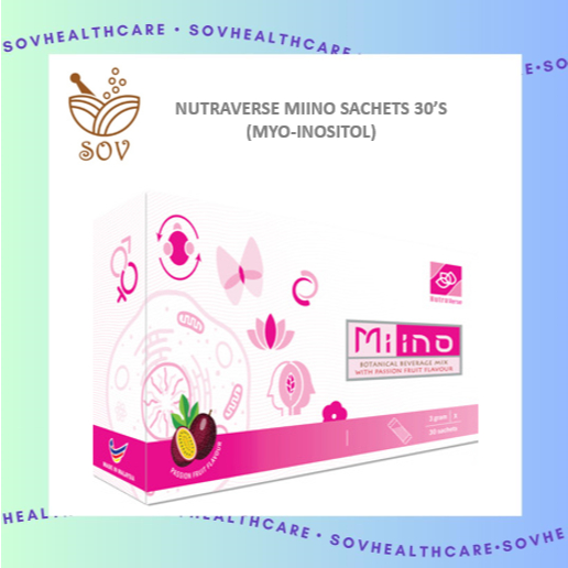Nutraverse Miino sachets 30's (Myo-inositol) - Helps improve insulin ...