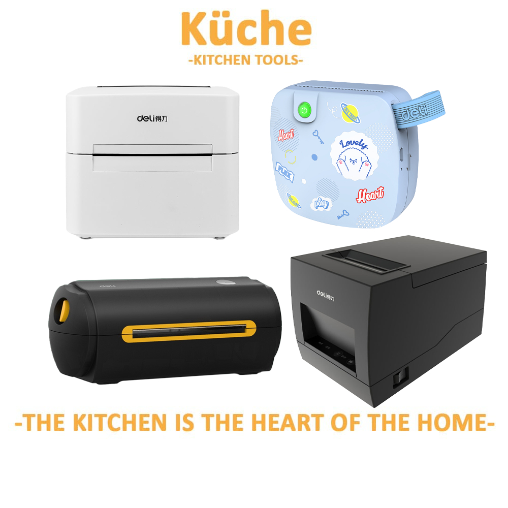 KUCHE Deli Thermal Printer Office Device Barcode Waybill Shipping ...