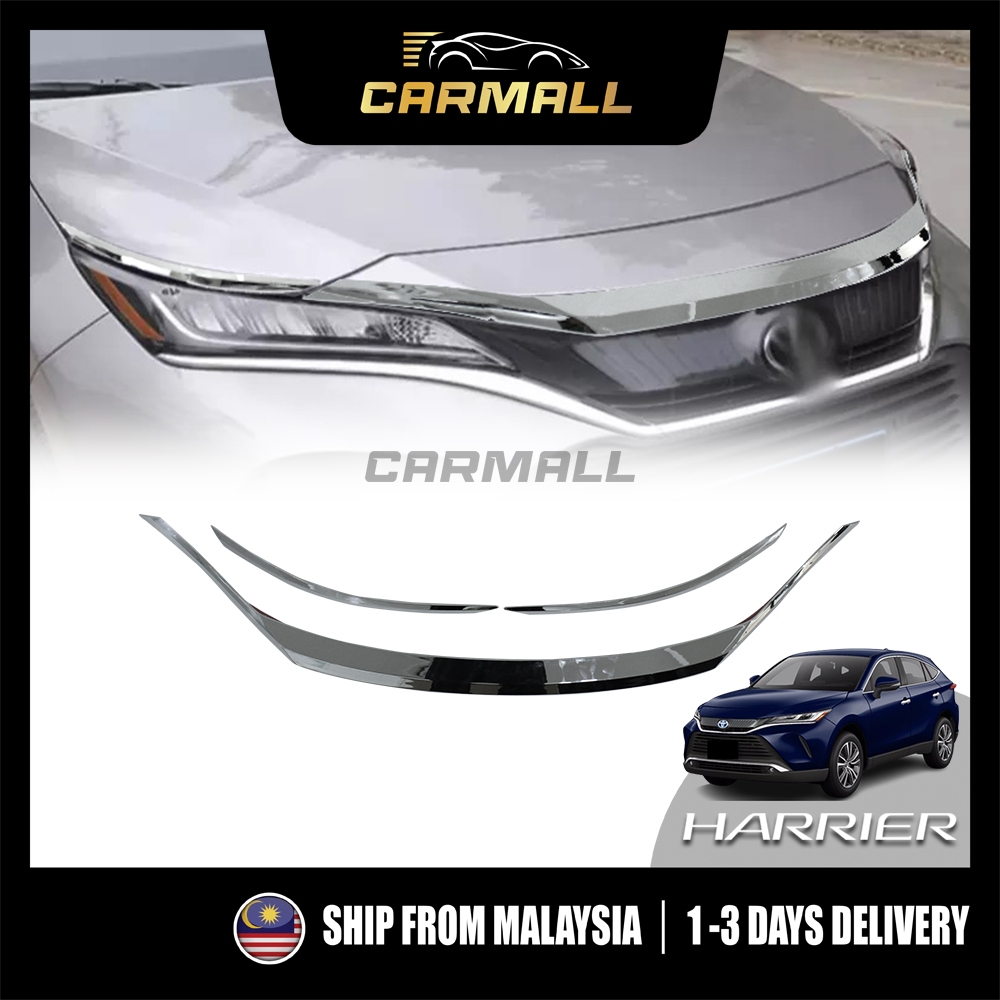 Toyota Harrier XU80 4th Gen (2020-2024) Front Bonnet Chrome Moulding ...