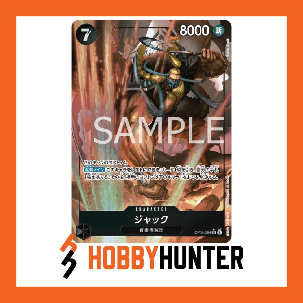 ONE PIECE CARD OP08-084 Jack ( SR ) Parallel AA | Shopee Malaysia