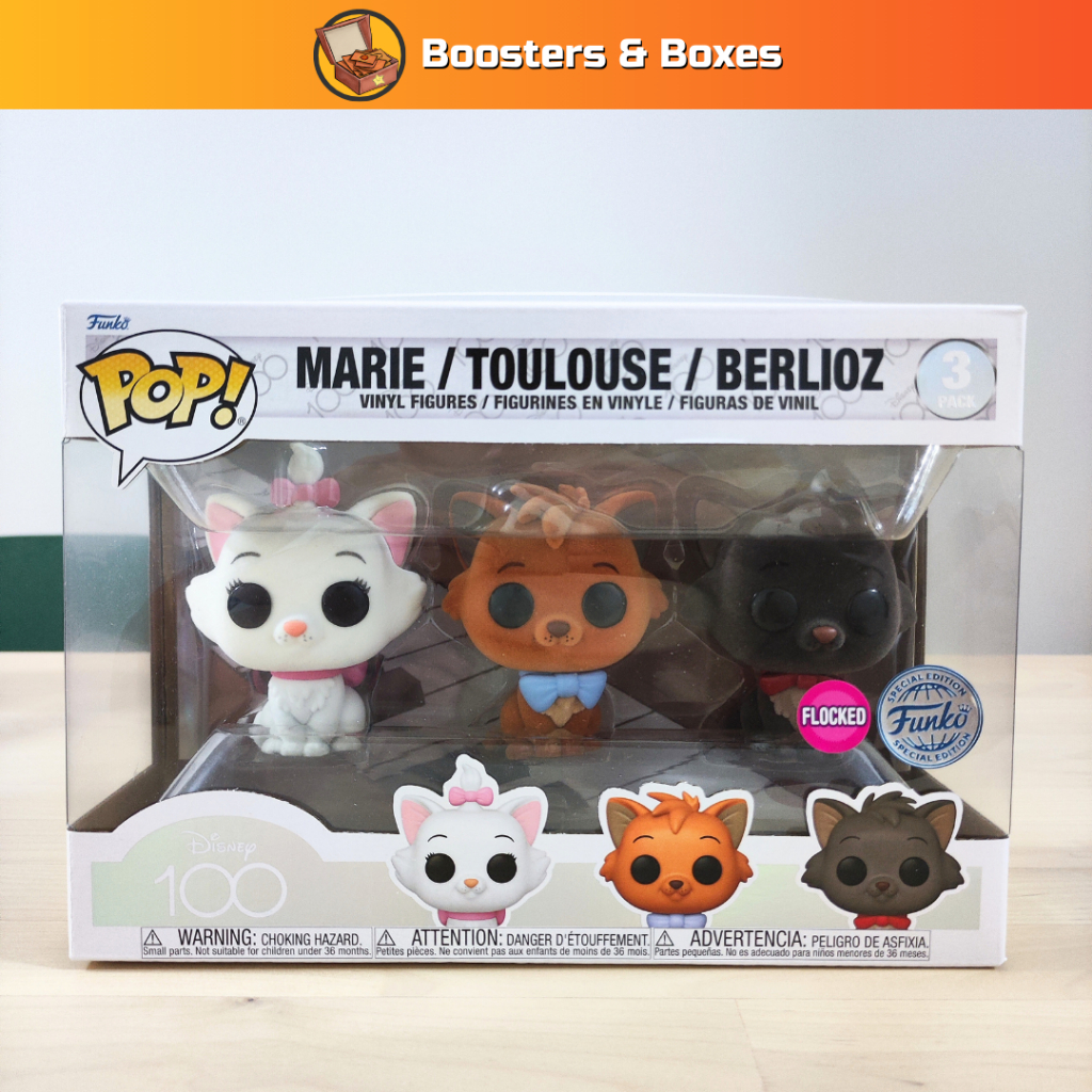 Funko Pop! Disney The Aristocats 3-Pack (Flocked) [Special Edition ...