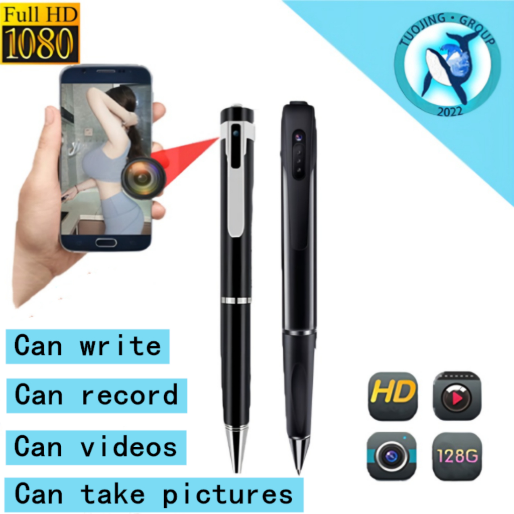 V8 Video Shooting Pen Mini Portable Hidden Spy Camera HD 1080P Pocket ...