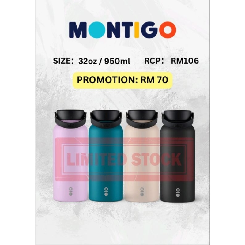 (Free Shipping) Montigo Ace Mega Bottle - 950ml | Shopee Malaysia