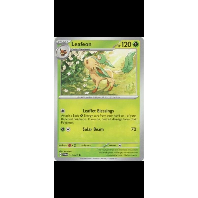 Pokemon TCG Leafeon Twilight Masquerade | Shopee Malaysia