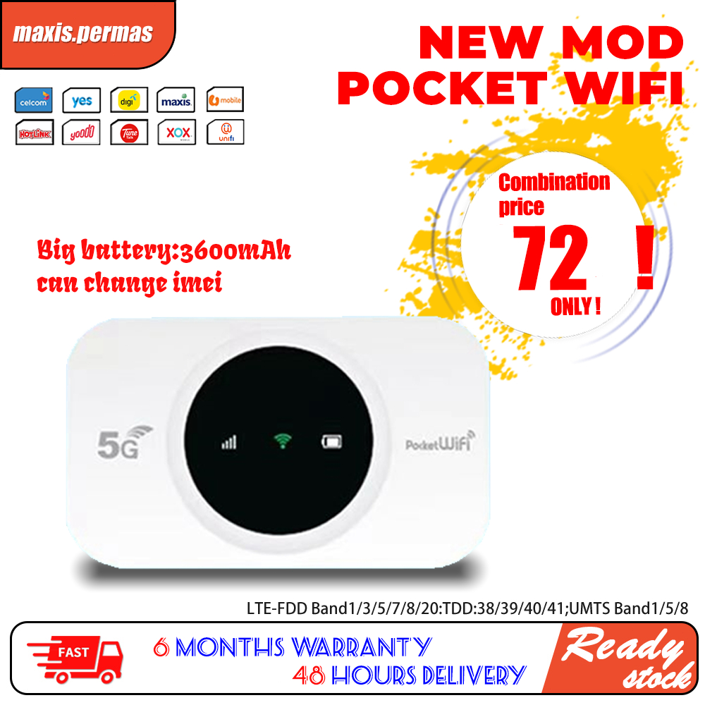 Modified Modem,Unlocked Wifi 4G Pocket Mifi,Support Unlimited Data Plan ...