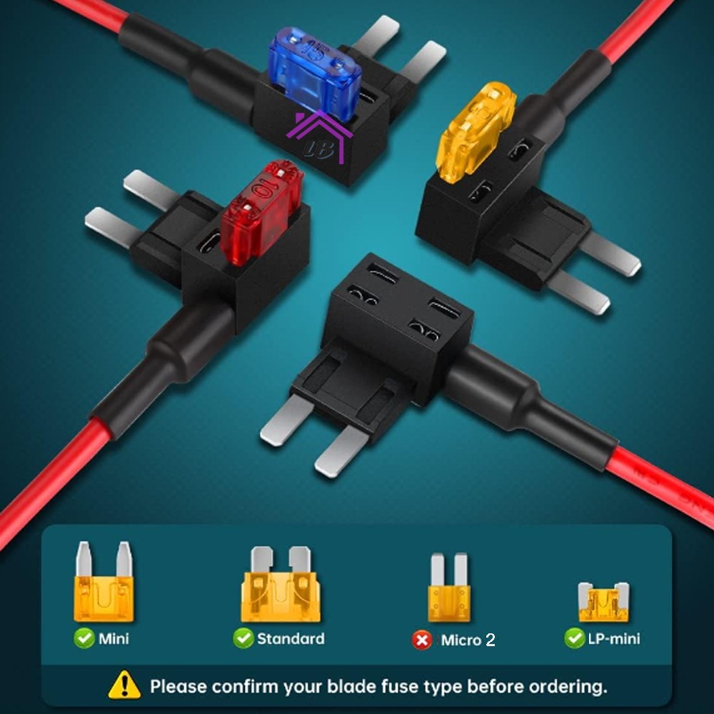 Fuse Tap Adaptor Fuse Holder No Modified Fuse Box Car Fuse Motorcycle ...