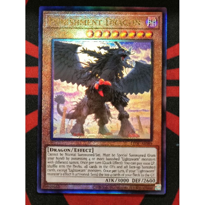 YUGIOH KONAMI LEDE-AE089 Punishment Dragon (Ultimate Rare/Ultra Rare) | Shopee Malaysia