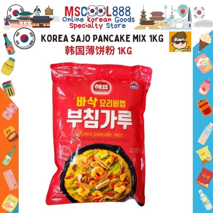 korea sajo pancake mix 1kg Pancake Mix Pancake Powder/Pancake Flour ...