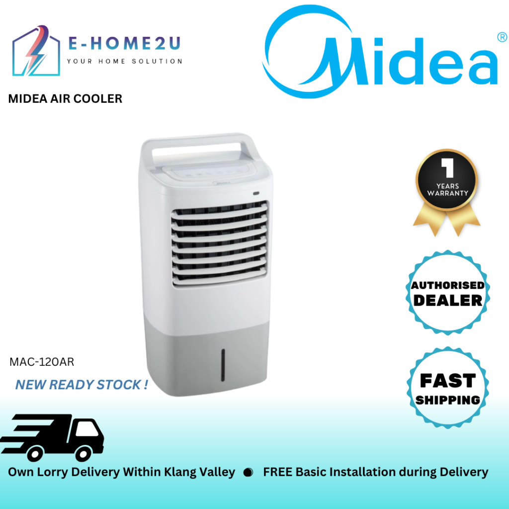 Midea (MID-MAC-120AR) 10.0L Air Cooler (Air sejuk) | Shopee Malaysia
