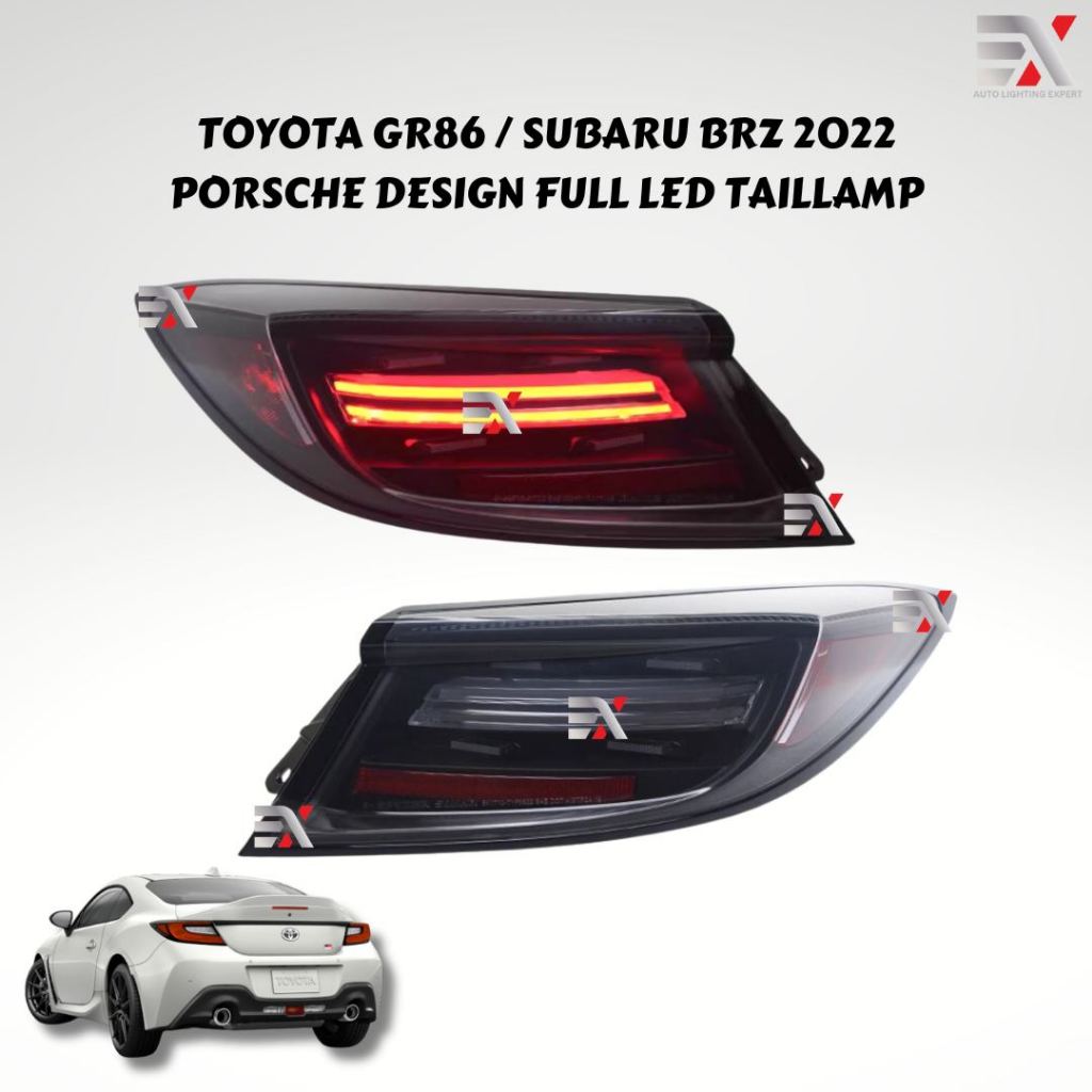 TOYOTA GR86 / SUBARU BRZ 2022 LED TAIL LAMP - PORSCHE DESIGN | Shopee ...